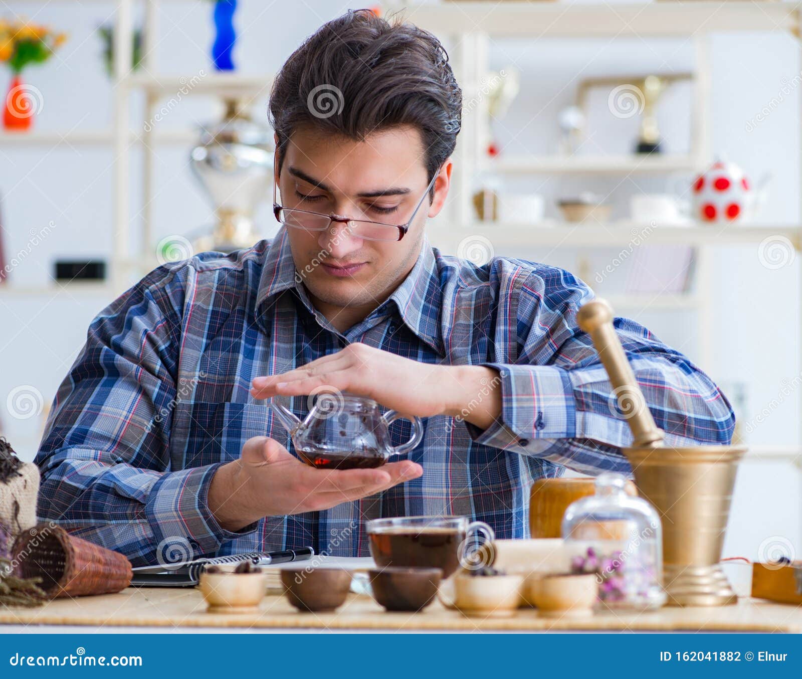 Professional Tea Expert Trying New Brews Stock Photo - Image of healthy ...