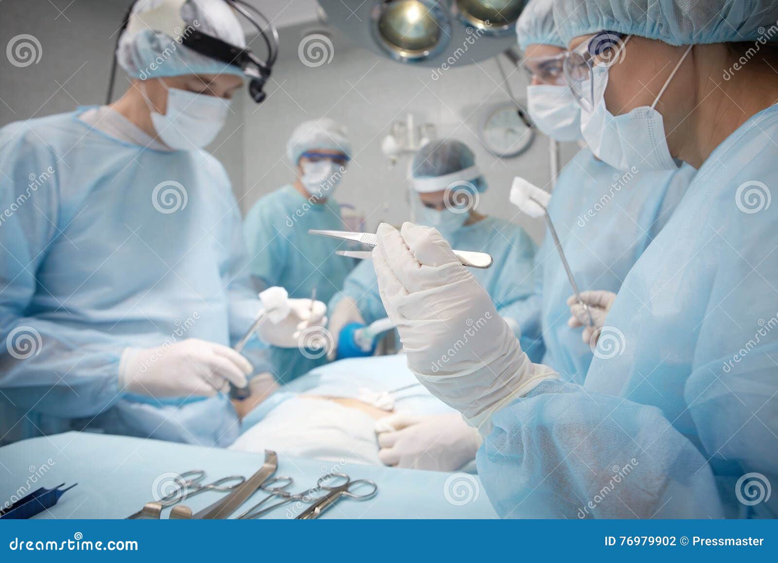 Professional Team of Surgeons Stock Photo - Image of surgery, nurse ...