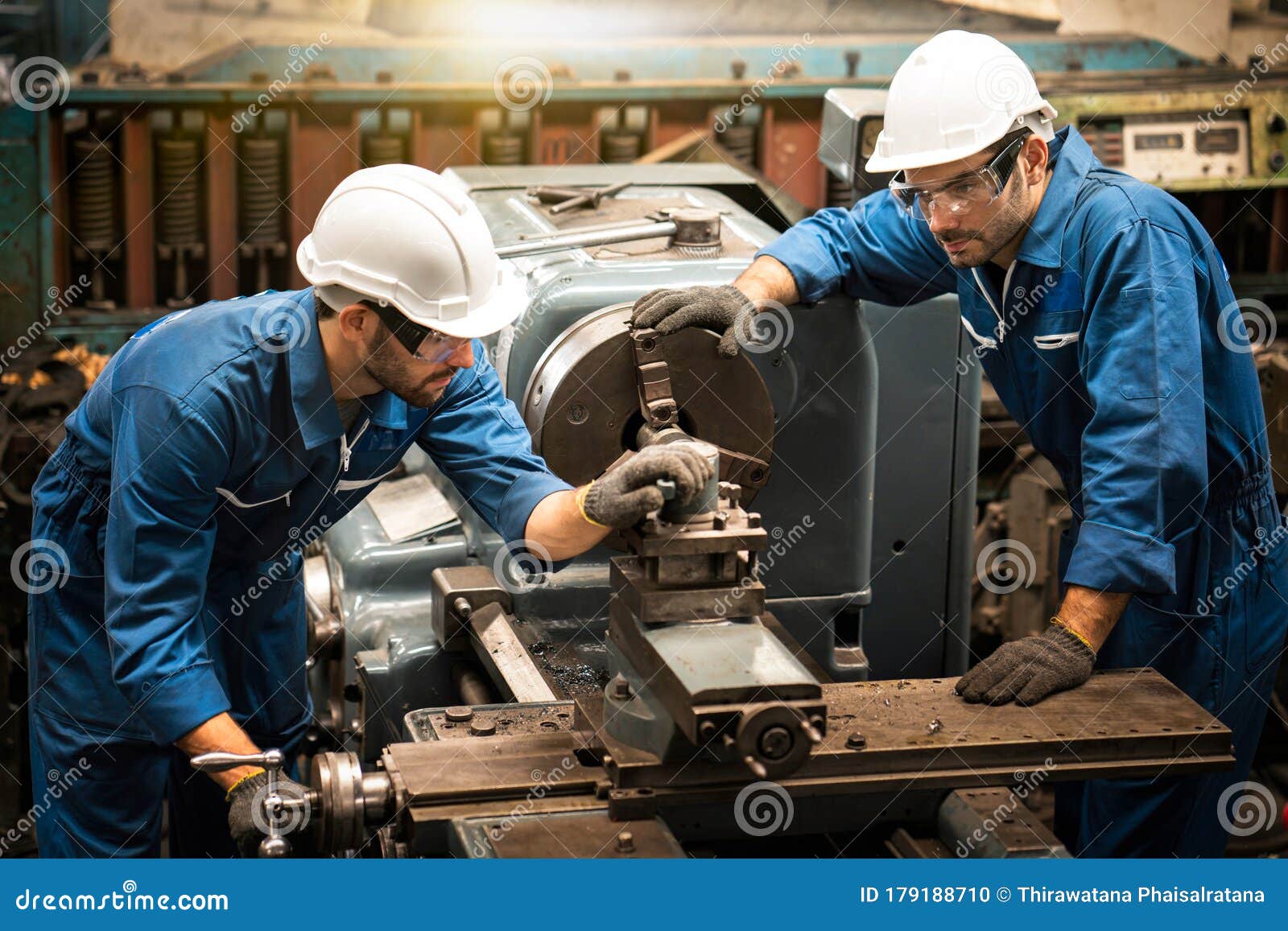Professional Technicians and Engineers are Working in Industrial Plants ...