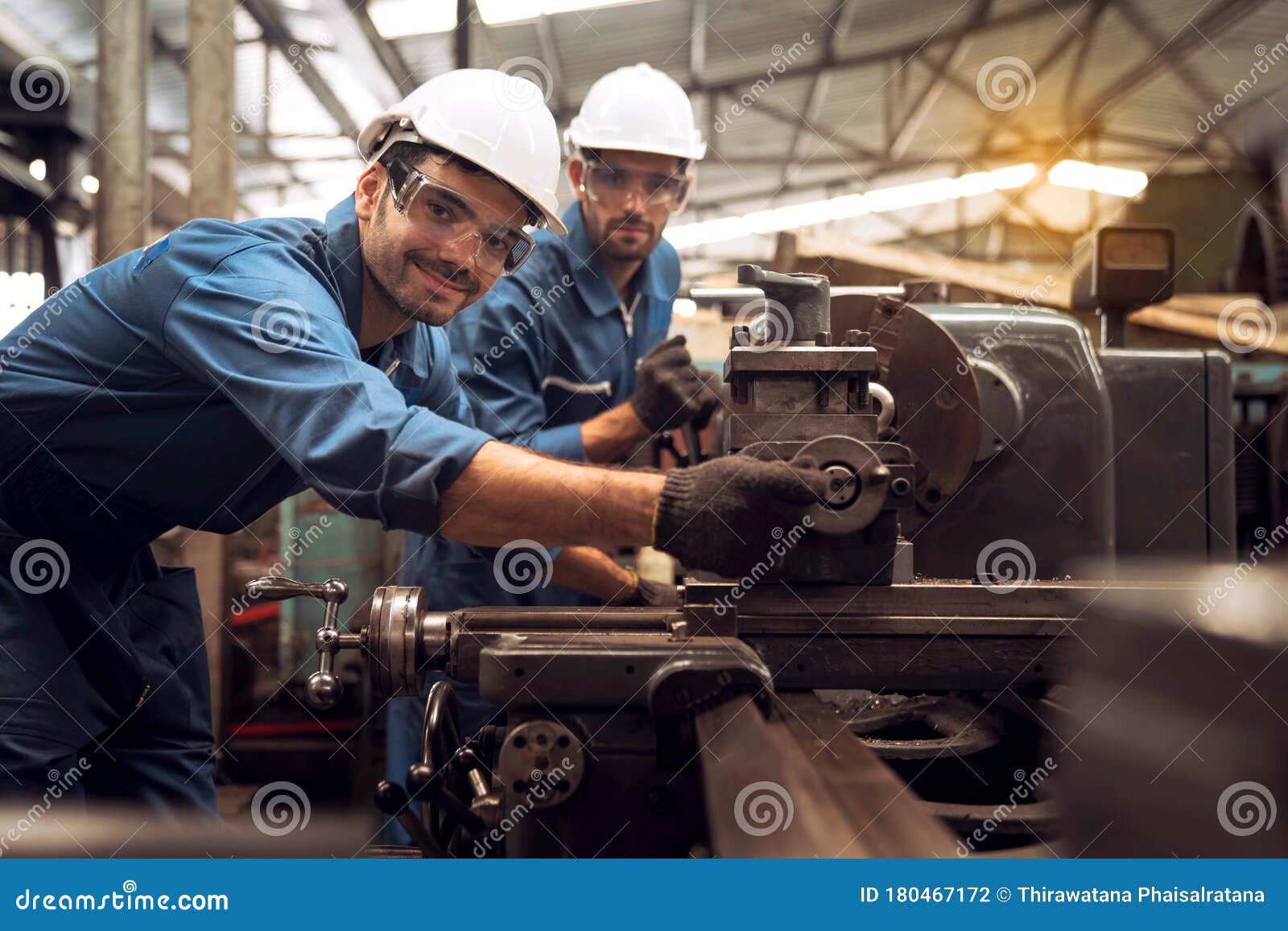 Professional Technicians and Engineers are Working in Industrial Plants ...