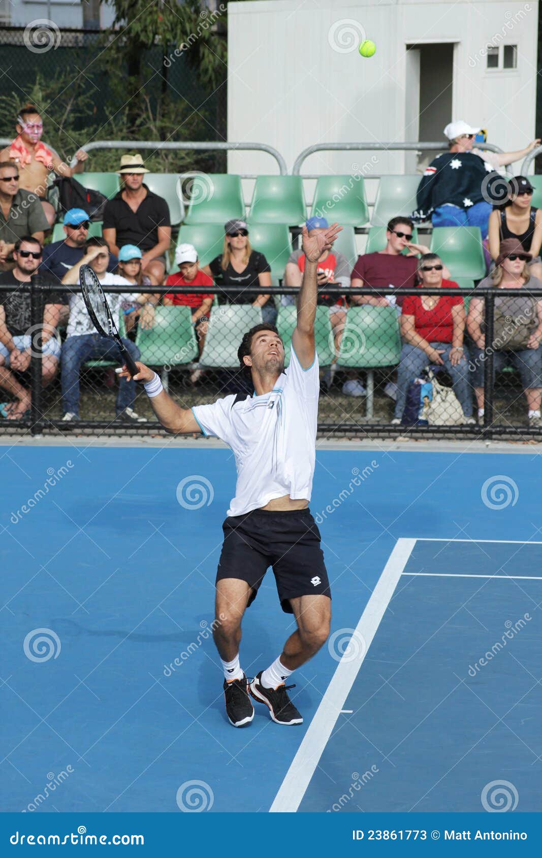 Professional Tennis at the 2012 Australian Open Editorial Stock Photo ...