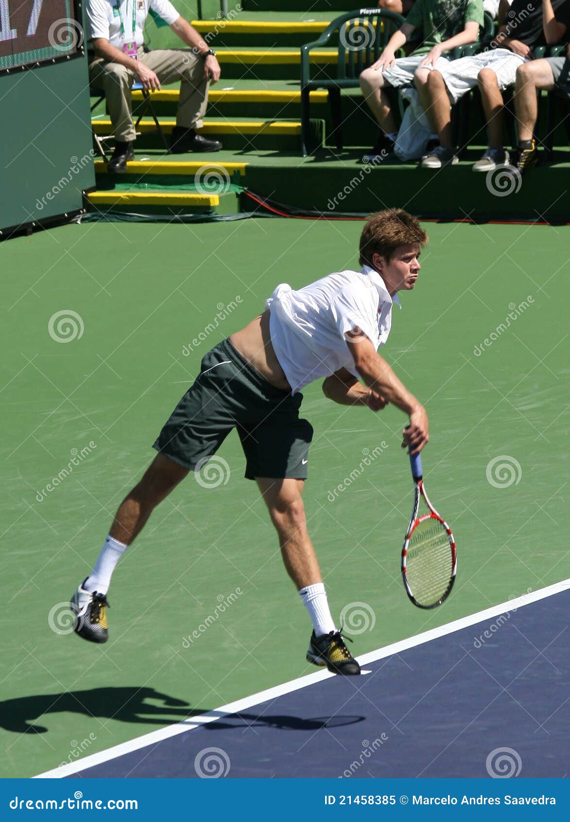 Professional Tennis Player. Editorial Image - Image of match, indian ...