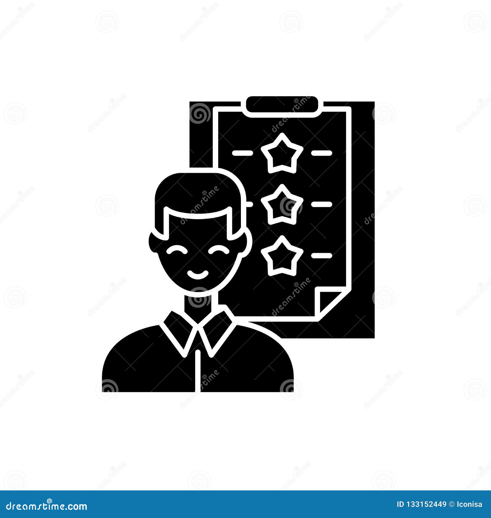 Professional Testing Black Icon, Vector Sign on Isolated Background ...