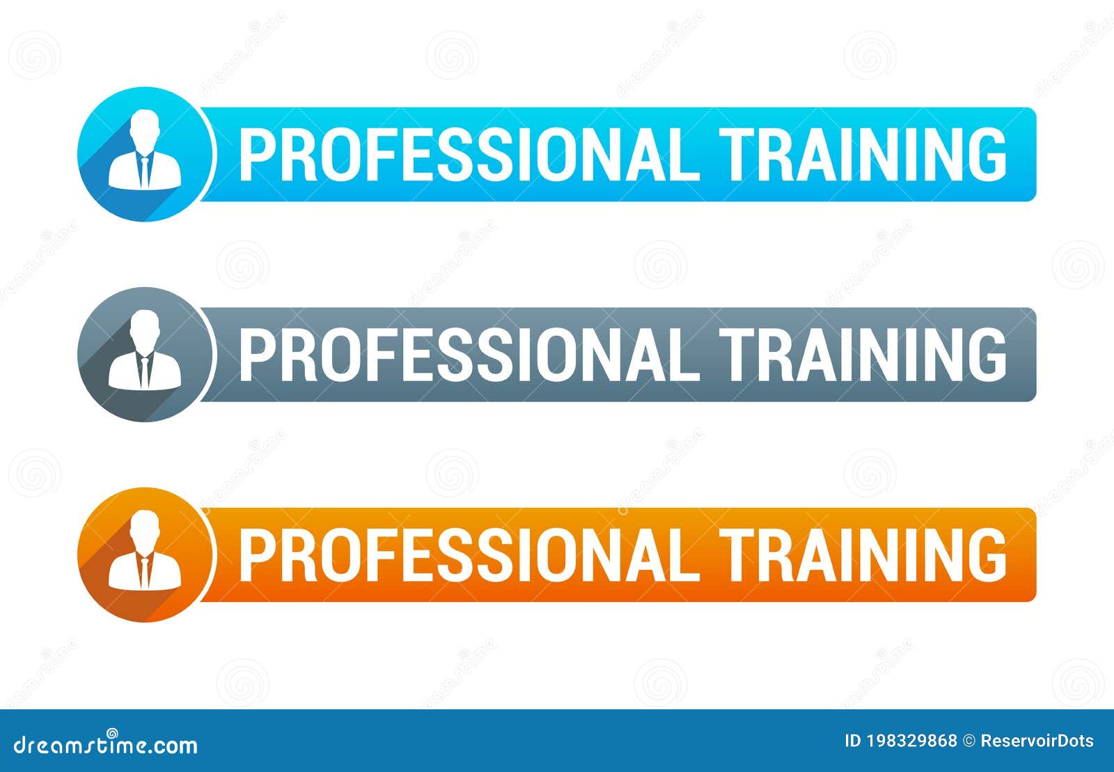 Professional Training Banner Vector Stock Vector - Illustration of ...