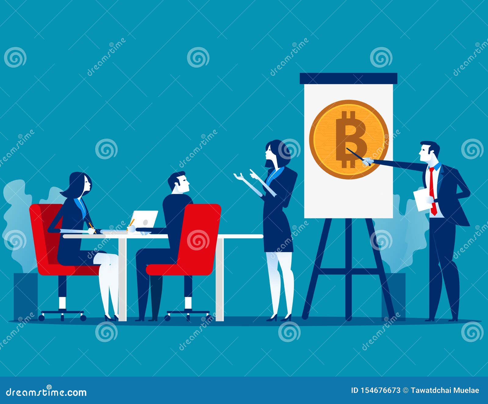 Professional Training, Business Presentation, Concept Business Vector ...