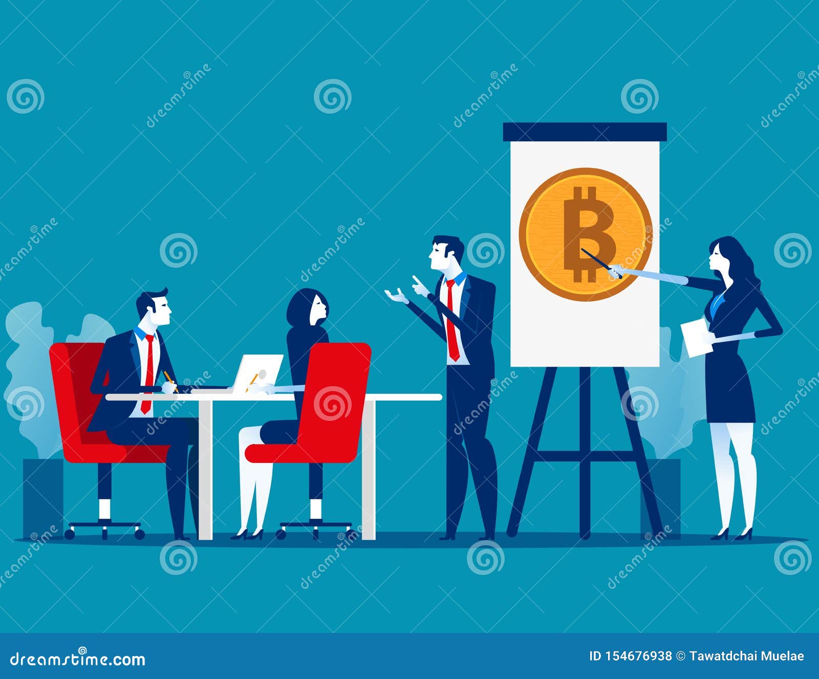 Professional Training, Business Presentation, Concept Business Vector ...