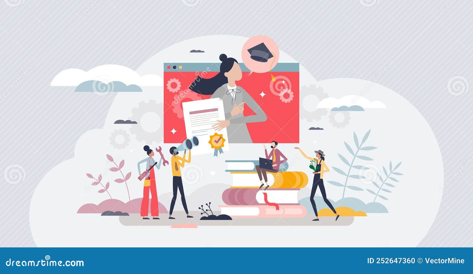 Work Skill Icon Set, Task Icon, Work Process Icon Set Cartoon Vector ...