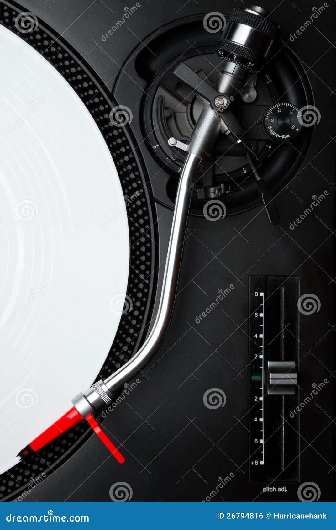 Professional Turntable for a DJ Stock Photo - Image of music, deejay ...