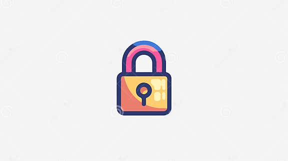 Professional Unlock Icon for Web and UI Design Stock Illustration ...