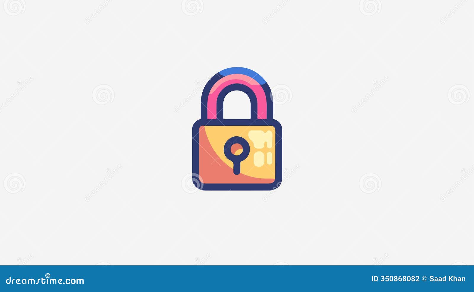 Professional Unlock Icon for Web and UI Design Stock Illustration ...
