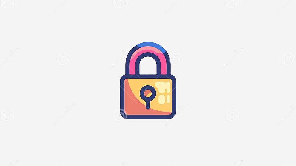 Professional Unlock Icon for Web and UI Design Stock Illustration ...