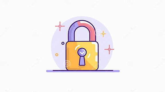 Professional Unlock Icon for Web and UI Design Stock Illustration ...