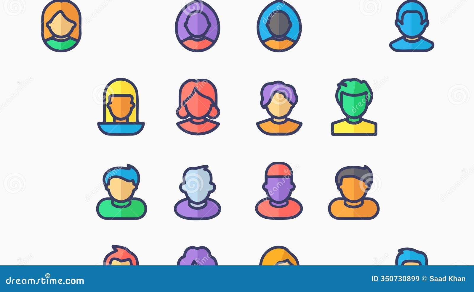Professional User Profile Icon for Basic Web Design Stock Illustration ...