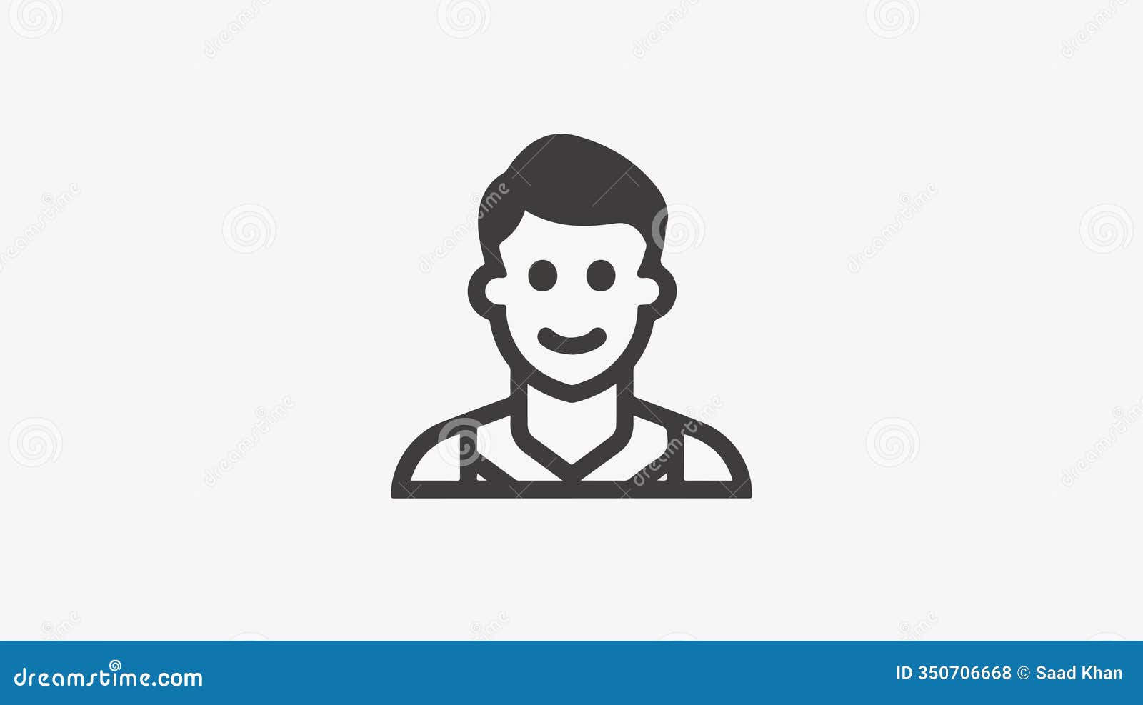 Professional User Profile Icon for Basic Web Design with Modern ...