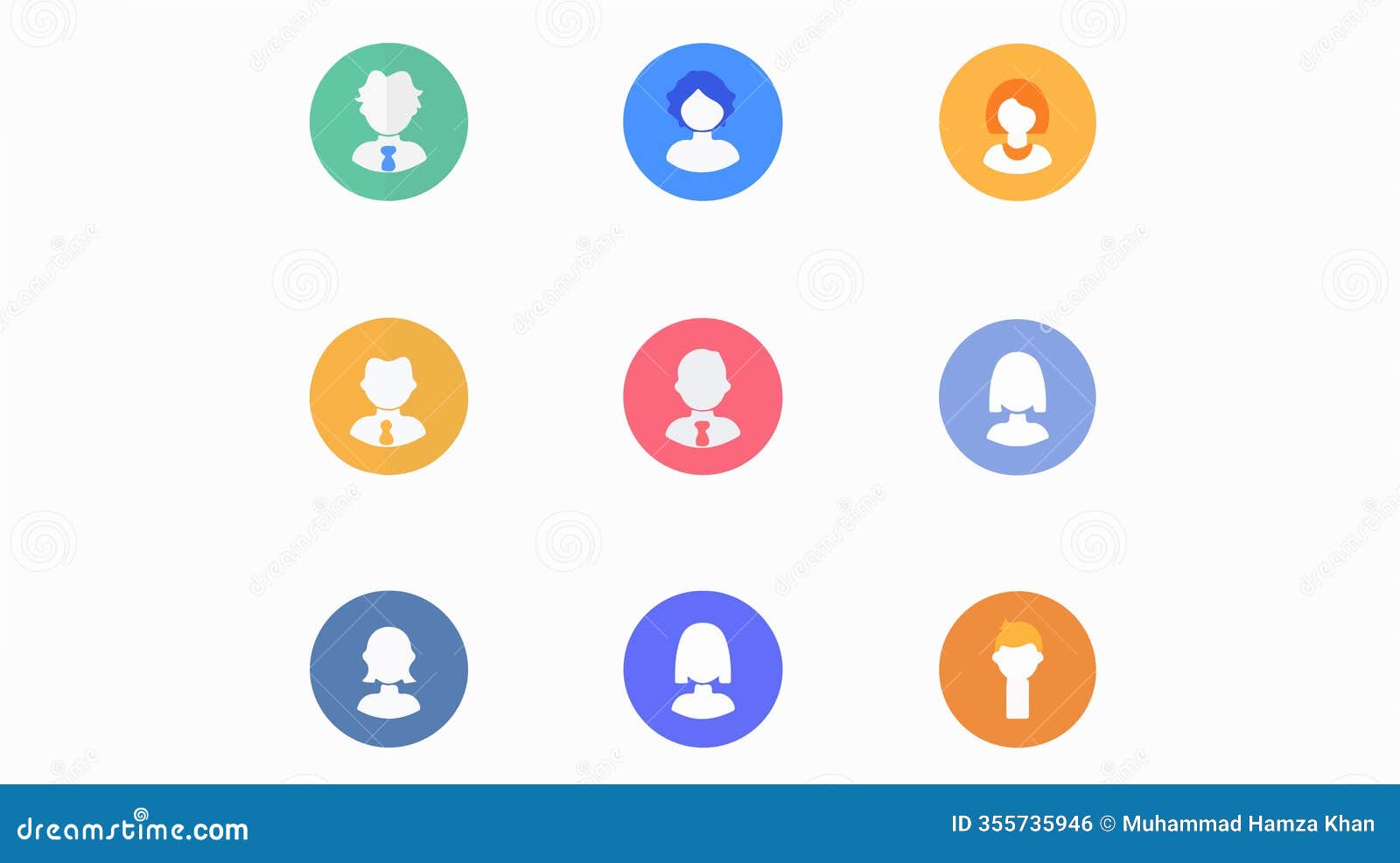 Professional User Profile Icon for Basic Web Design Stock Vector ...