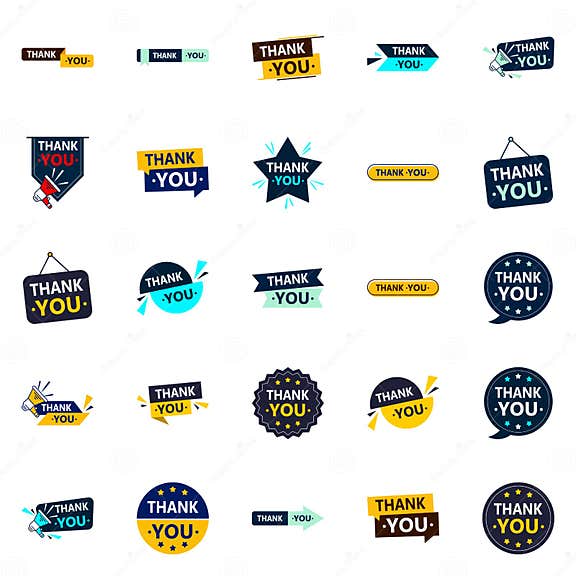 25 Professional Vector Designs for Showing Gratitude and Appreciation ...