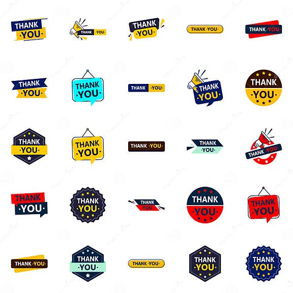 25 Professional Vector Designs for Showing Gratitude and Appreciation ...