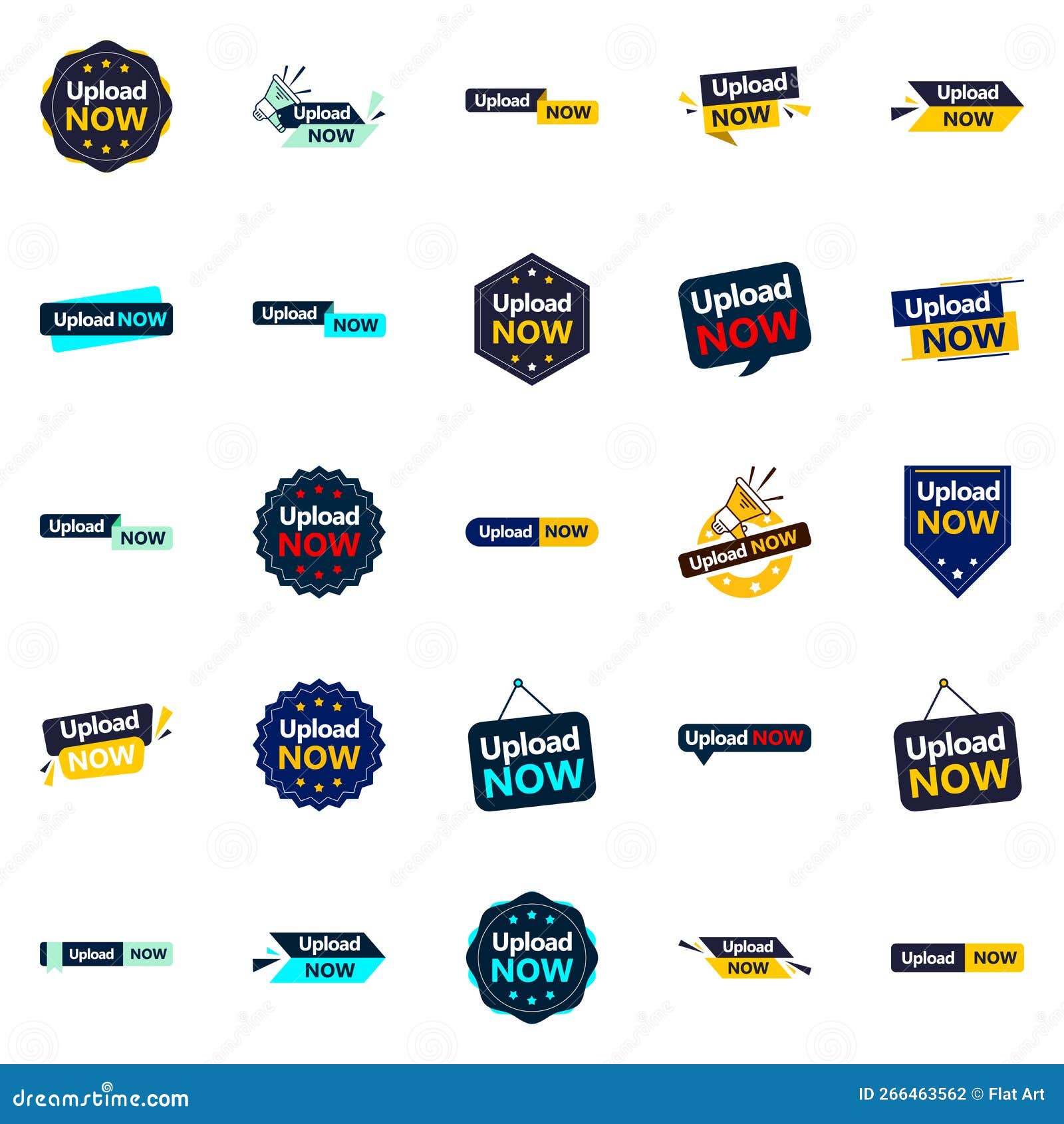 25 Professional Vector Designs in the Upload Now Bundle Perfect for ...