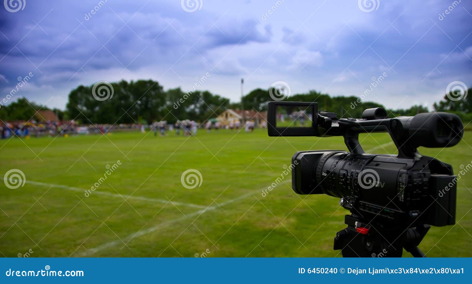 Professional video camera stock photo. Image of colliding - 6450240
