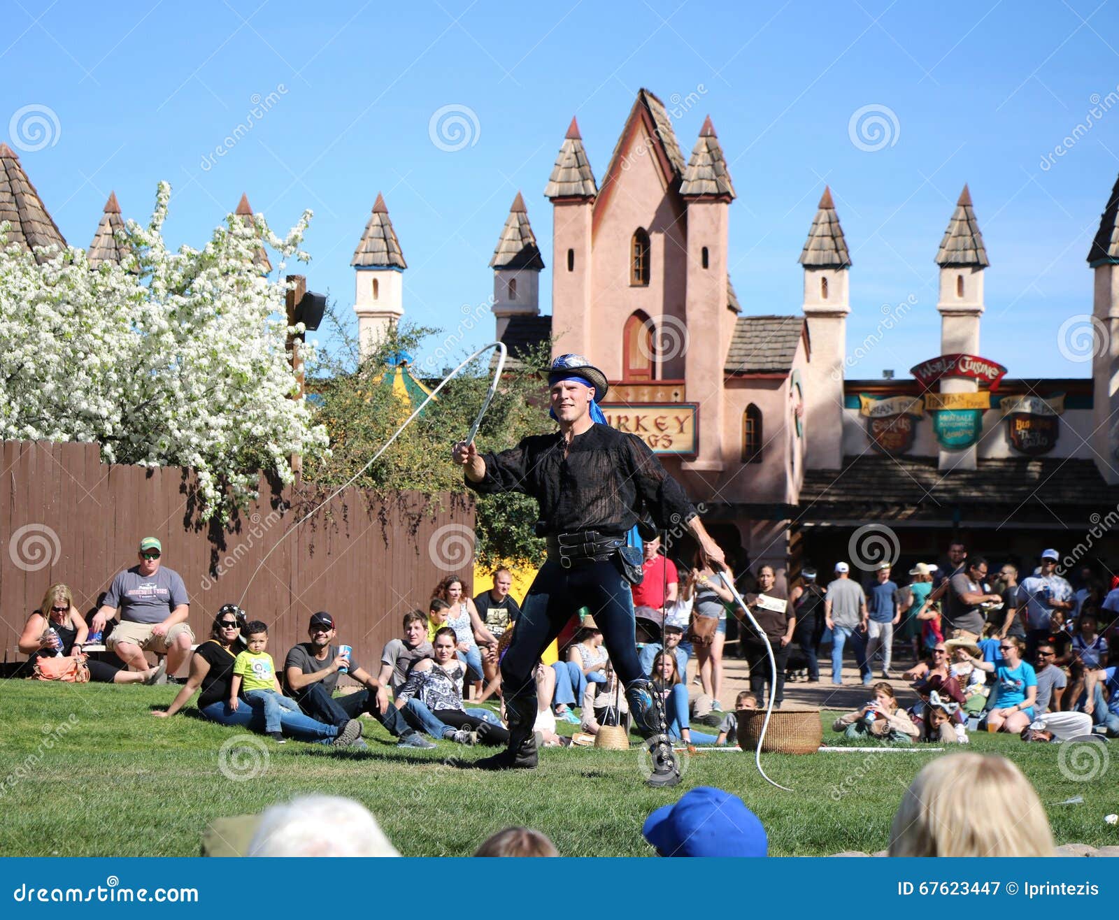 Professional Whip Cracker at the Renaissance Fair Editorial Photography ...
