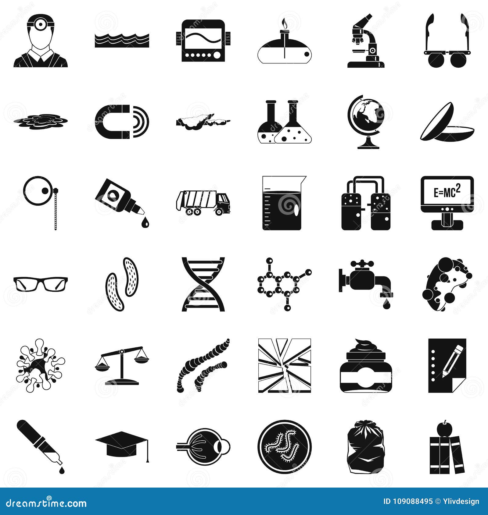 Professional Widget Icons Set, Simple Style Stock Vector - Illustration ...