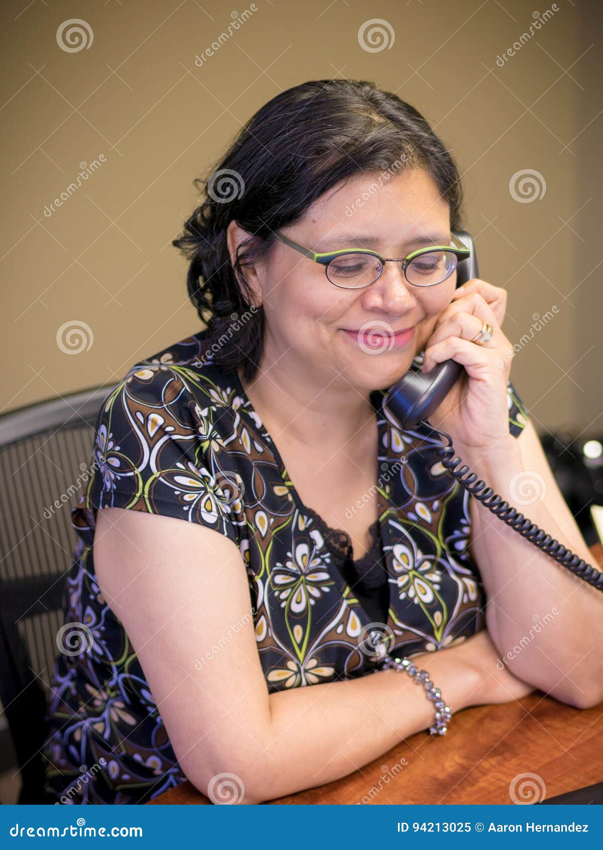 Professional Woman Busy at Work Using Computer Stock Image - Image of ...