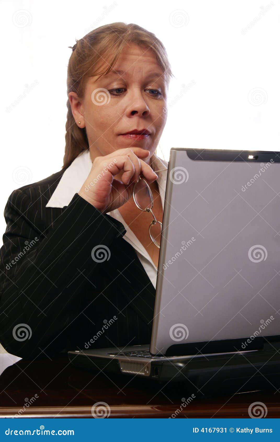 Professional Woman Raising Eyebrows Stock Image - Image of pinstripe ... Professional Woman Raising Eyebrows Stock Image - Image of pinstripe ...