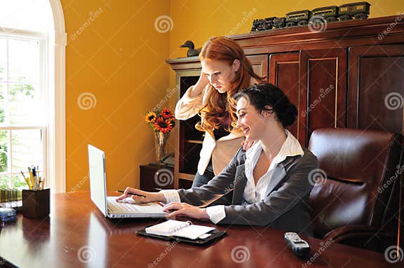 Professional women working stock image. Image of employee - 16010813