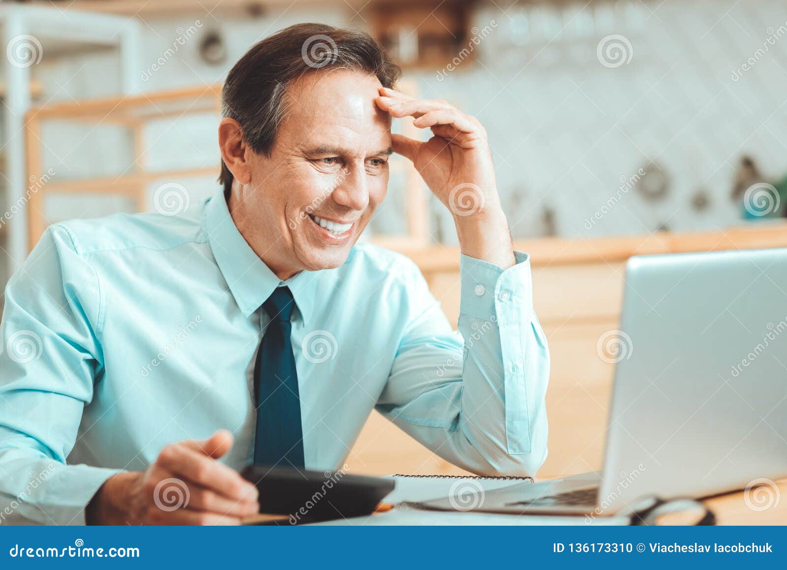Professional Worker Preparing a Report Stock Photo - Image of ...