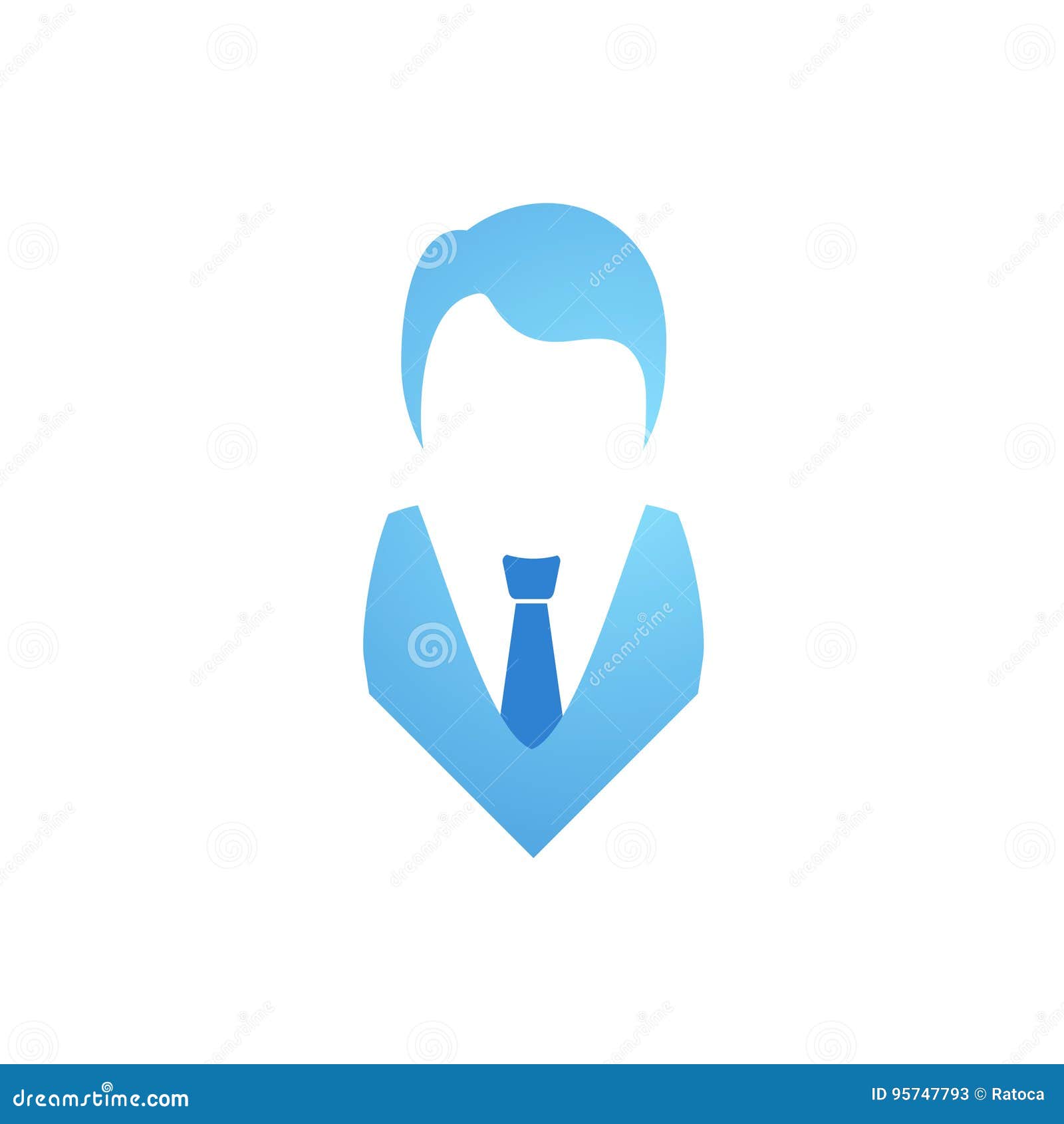 Professional worker symbol stock vector. Illustration of icon - 95747793