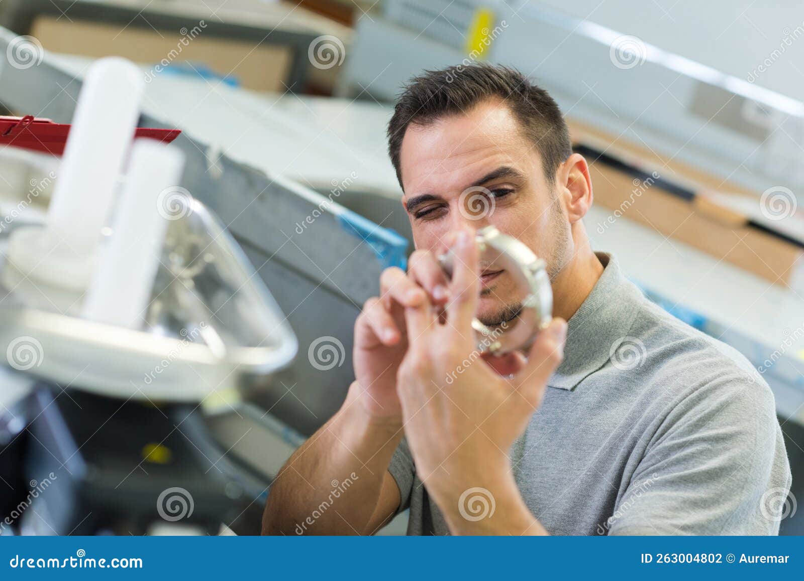 Professional Worker at Work in Pvc Shop Stock Photo - Image of skilled ...