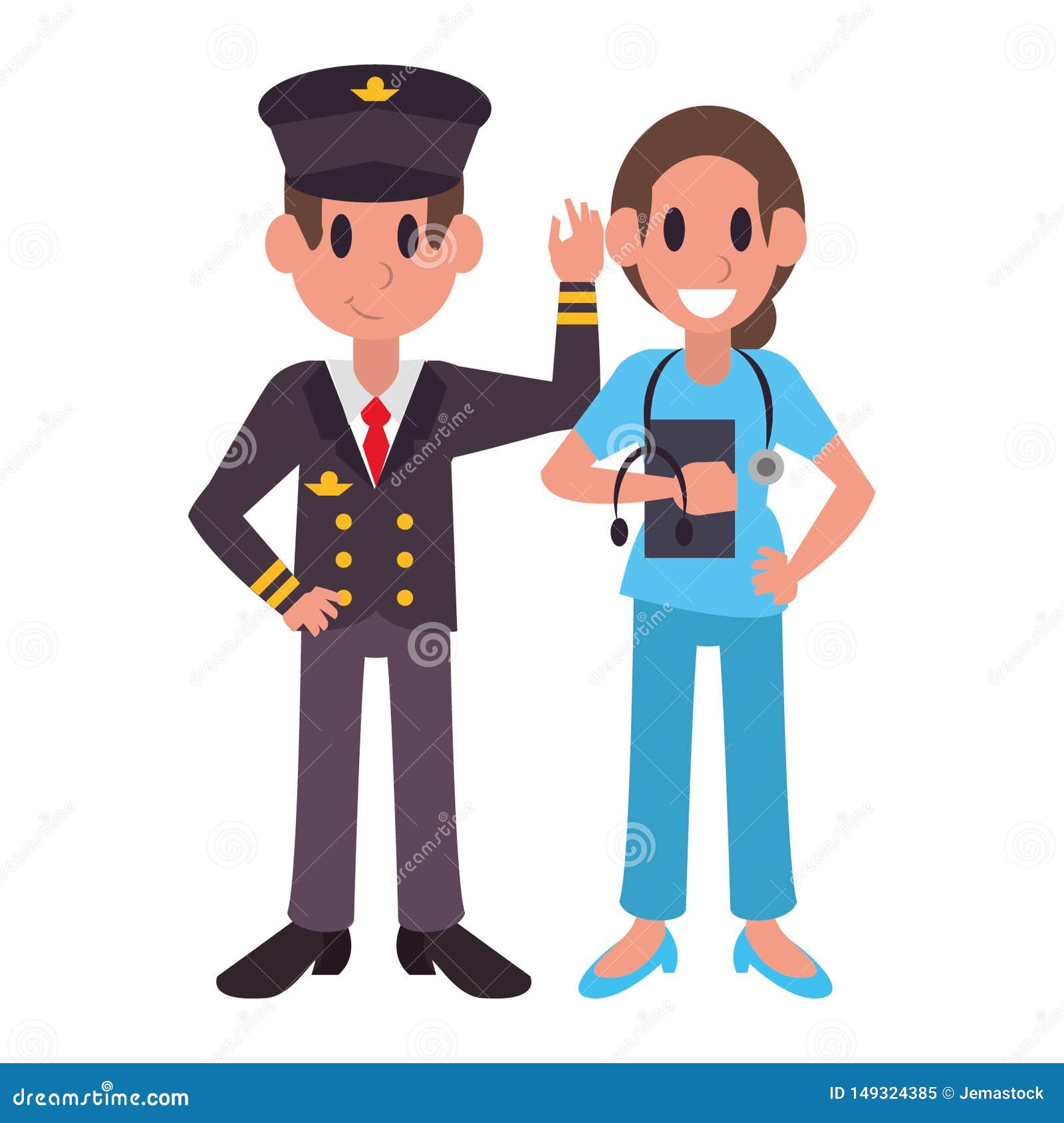 Professional Workers Characters Cartoons | CartoonDealer.com #149324385