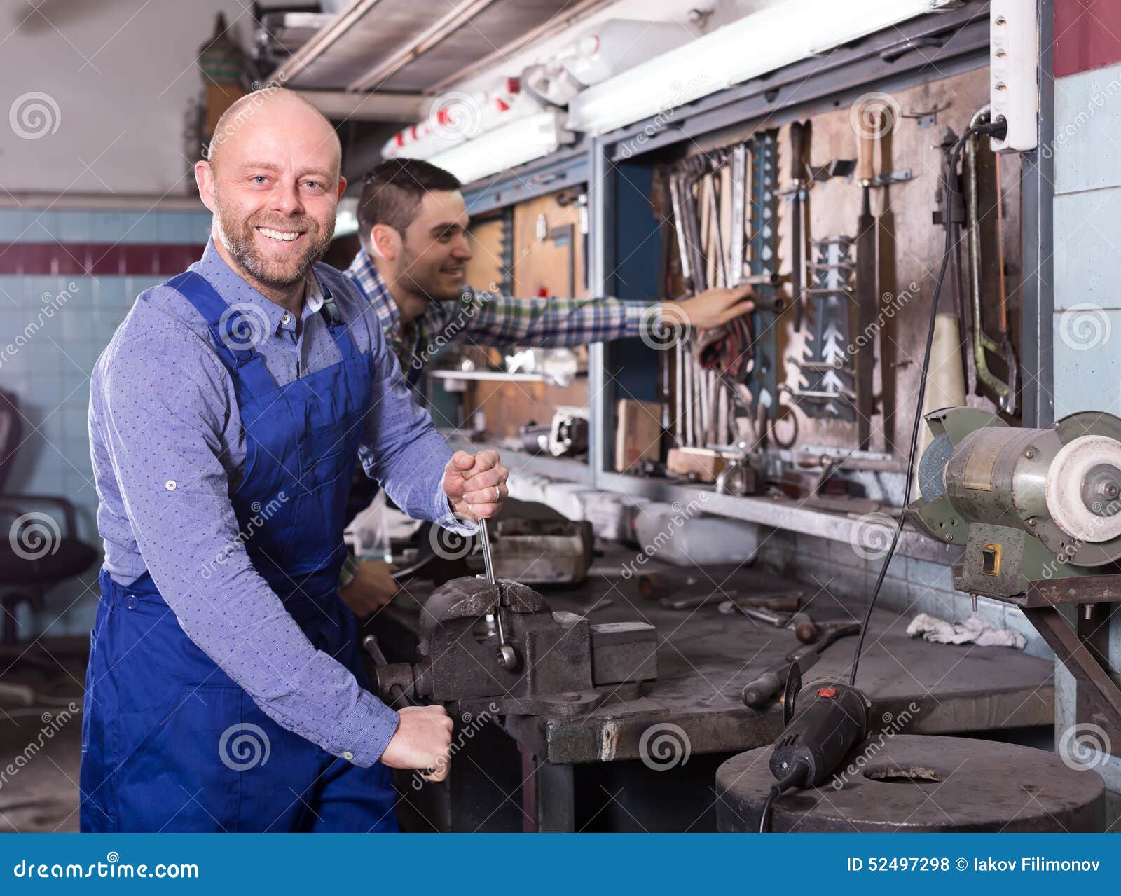 Professional Workers at Workshop Stock Photo - Image of happy, press ...
