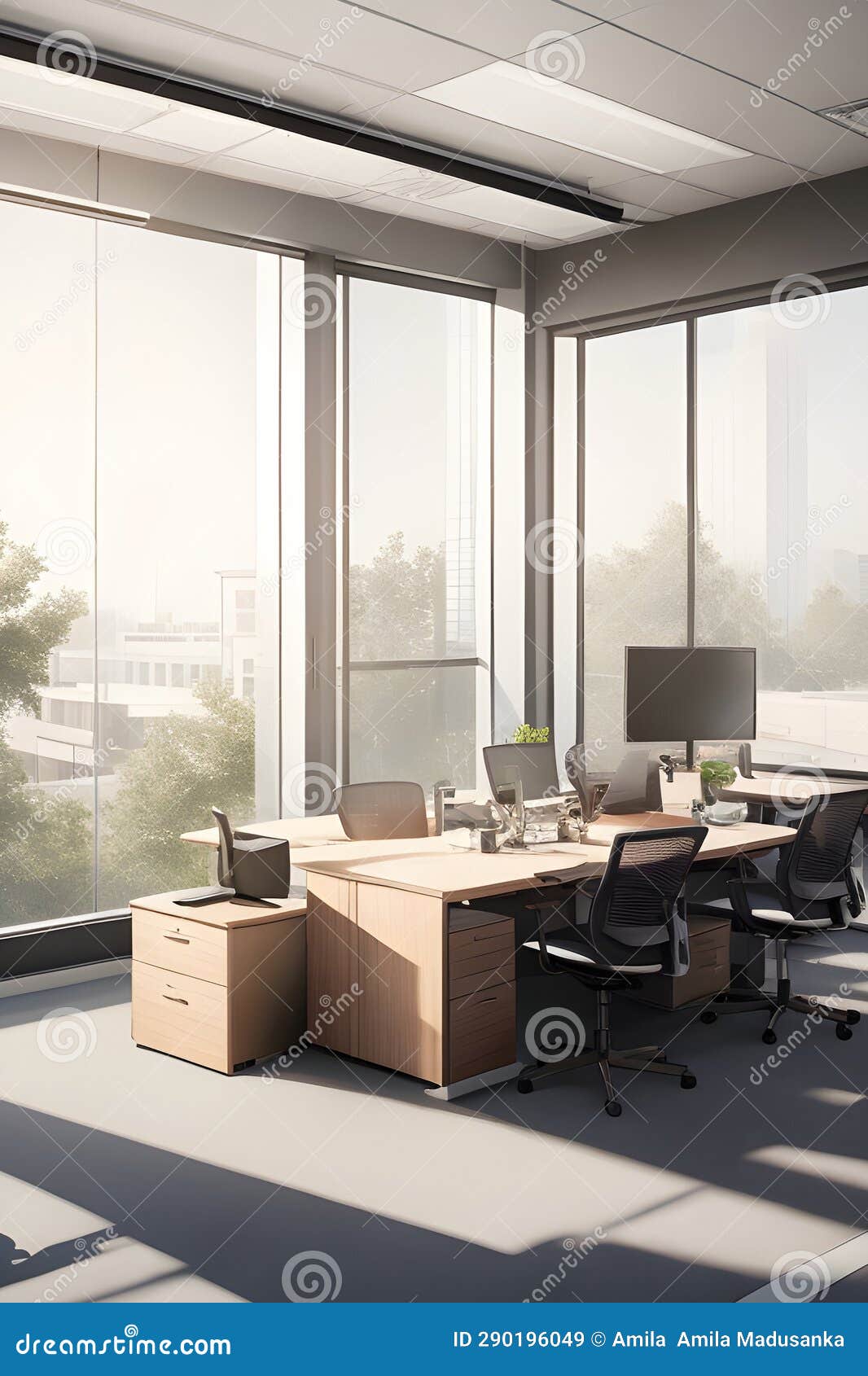 Professional workspace stock illustration. Illustration of professional ...