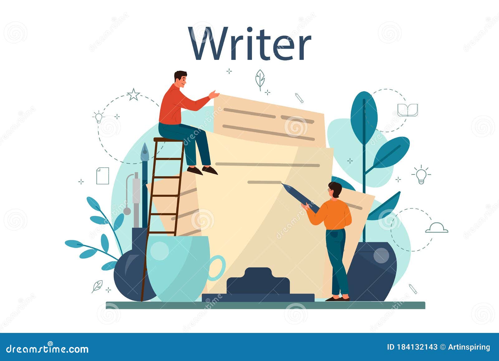 Novel Writer Stock Illustrations – 4,426 Novel Writer Stock ...