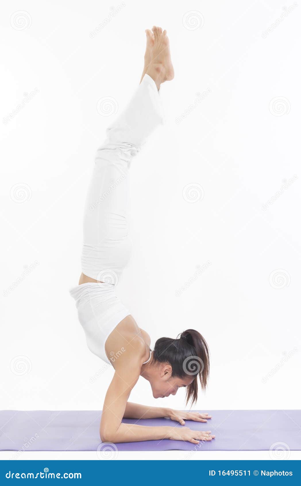 Professional yoga trainer stock image. Image of muscular - 16495511