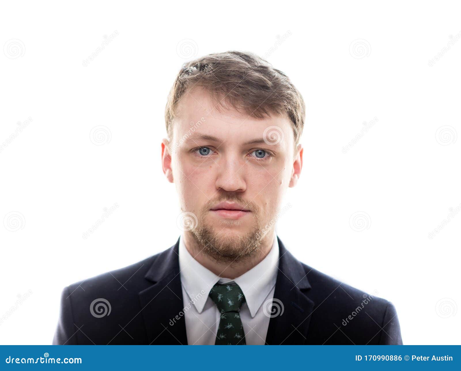 A Professional Young Man Looking into the Camera Stock Photo - Image of ...