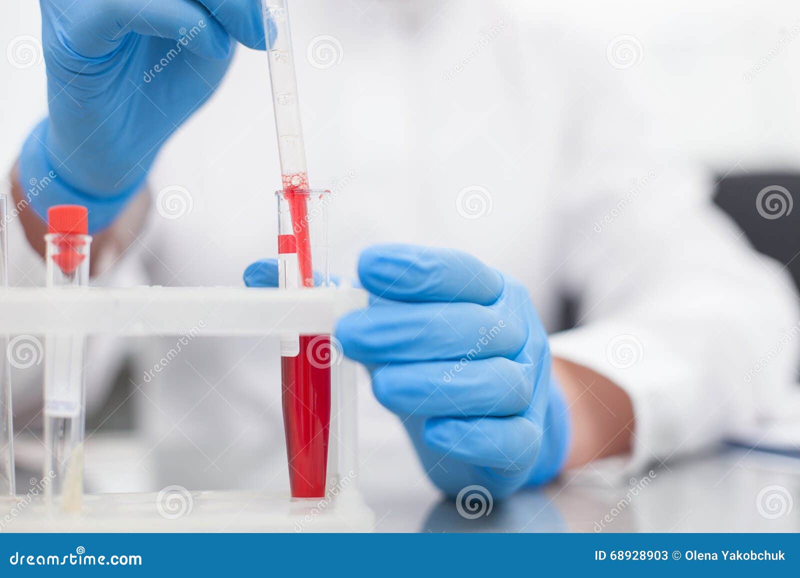 Professional Young Scientist is Testing Samples Stock Image - Image of ...