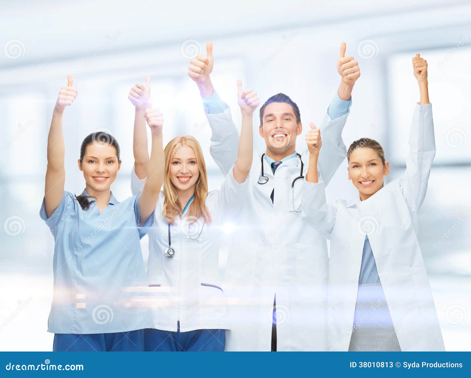 Professional Young Team or Group of Doctors Stock Image - Image of ...