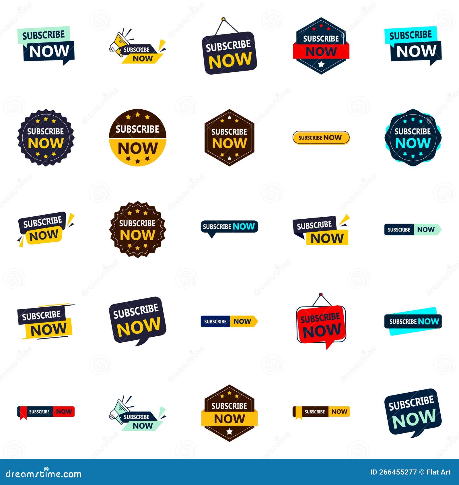 25 Professionally Designed Subscribe Now Banners Stock Vector ...