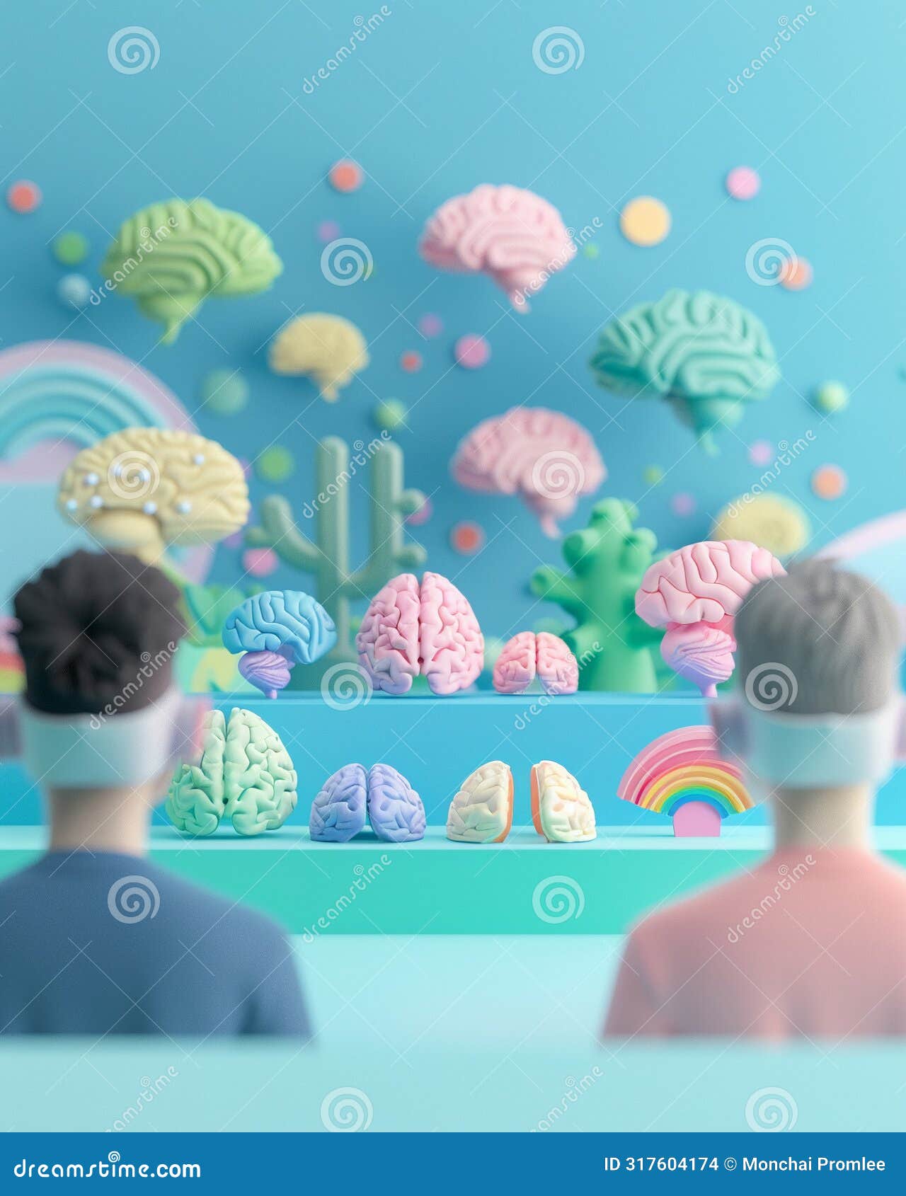 Professionals Participating in a Brain Development Seminar, Using ...