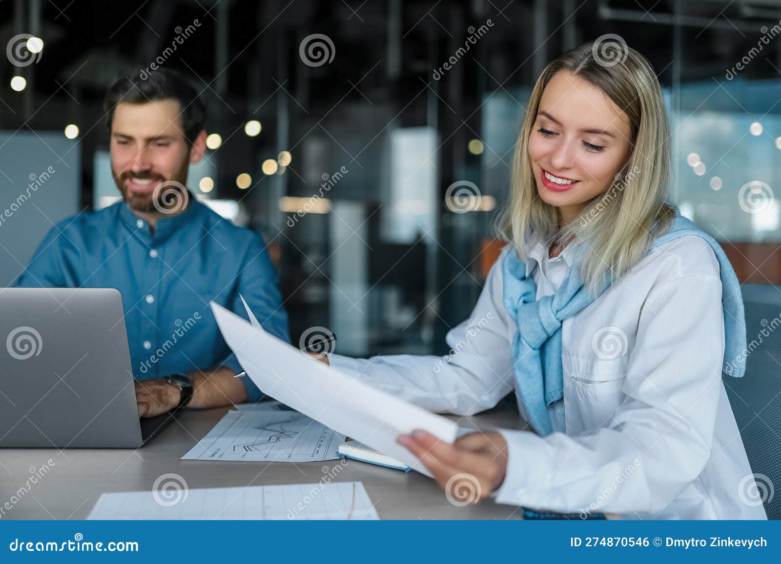 Professionals Working Together at the Office Stock Photo - Image of ...