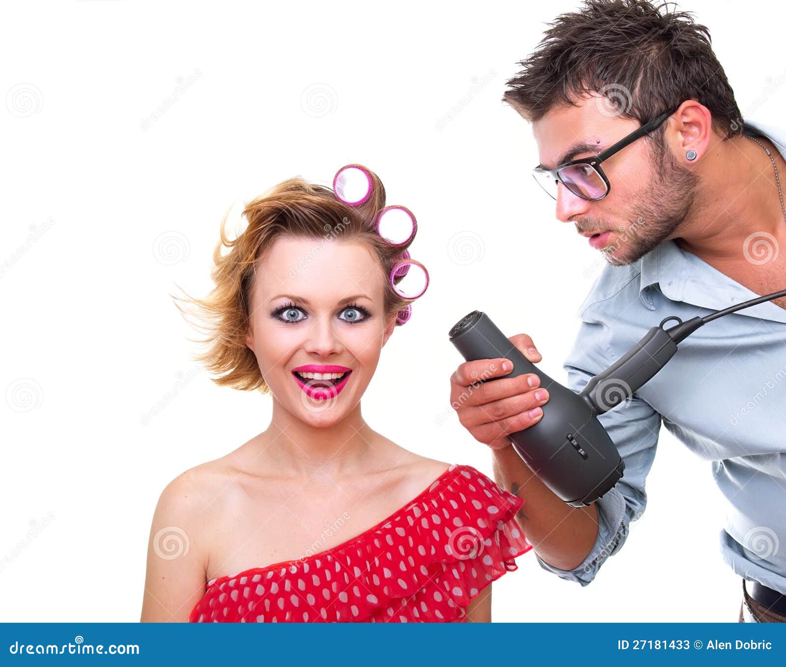 Professionele Mannelijke Kapper Stock Afbeelding - Image of schoonheid ...