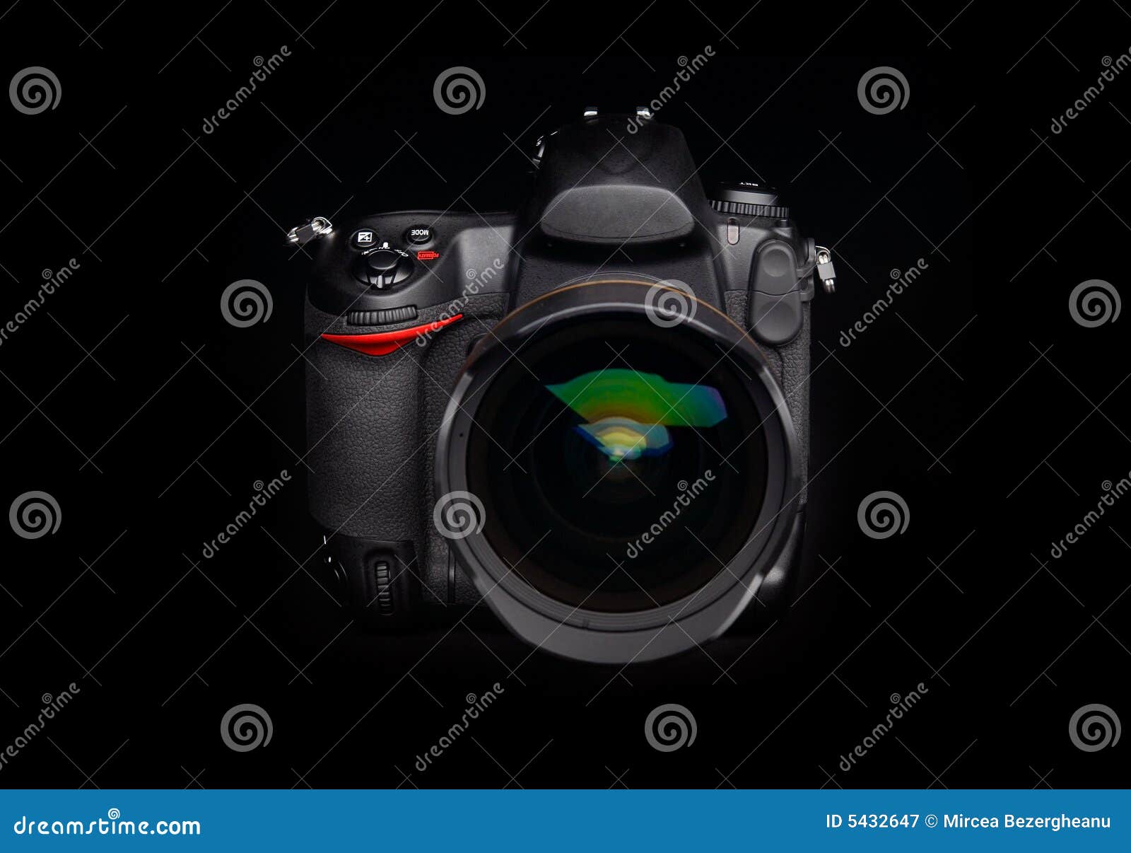 Professionelle Digitale Fotokamera Stockbild - Bild von technologie ...
