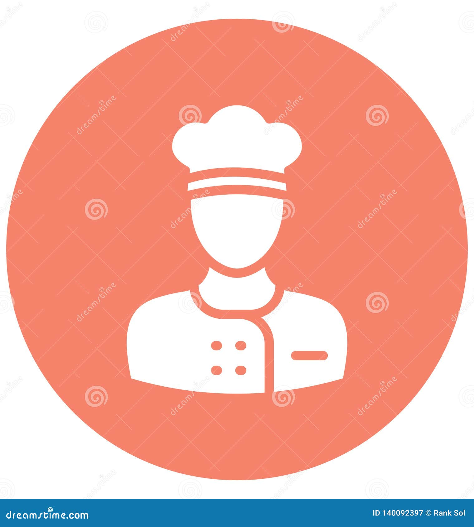 Chef Vector Icon Which Can Easily Modify or Edit Stock Vector ...
