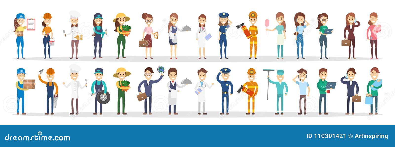 Types Professions Stock Illustrations – 40 Types Professions Stock ...