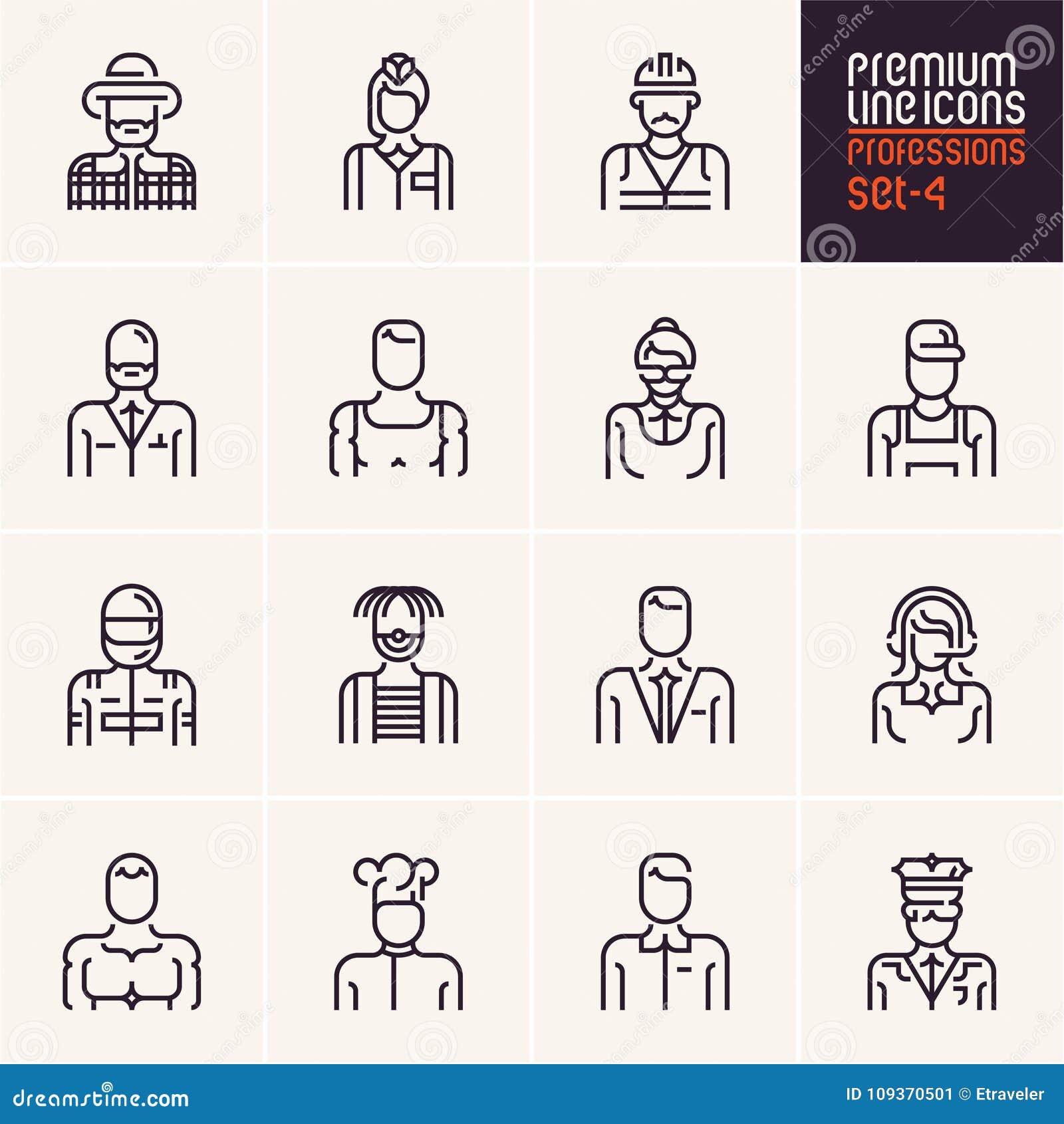 Professions Icons Set, People Occupations, Business, Workers, Employee ... Professions Icons Set, People Occupations, Business, Workers, Employee ...