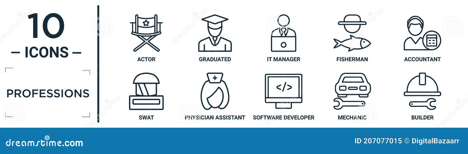 Swat Linear Icon. Modern Outline Swat Logo Concept On White Back Vector ...