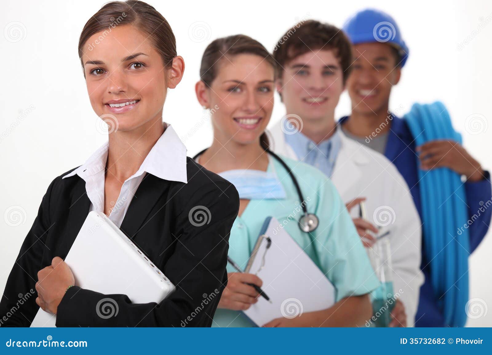Professions and trades stock photo. Image of professional - 35732682
