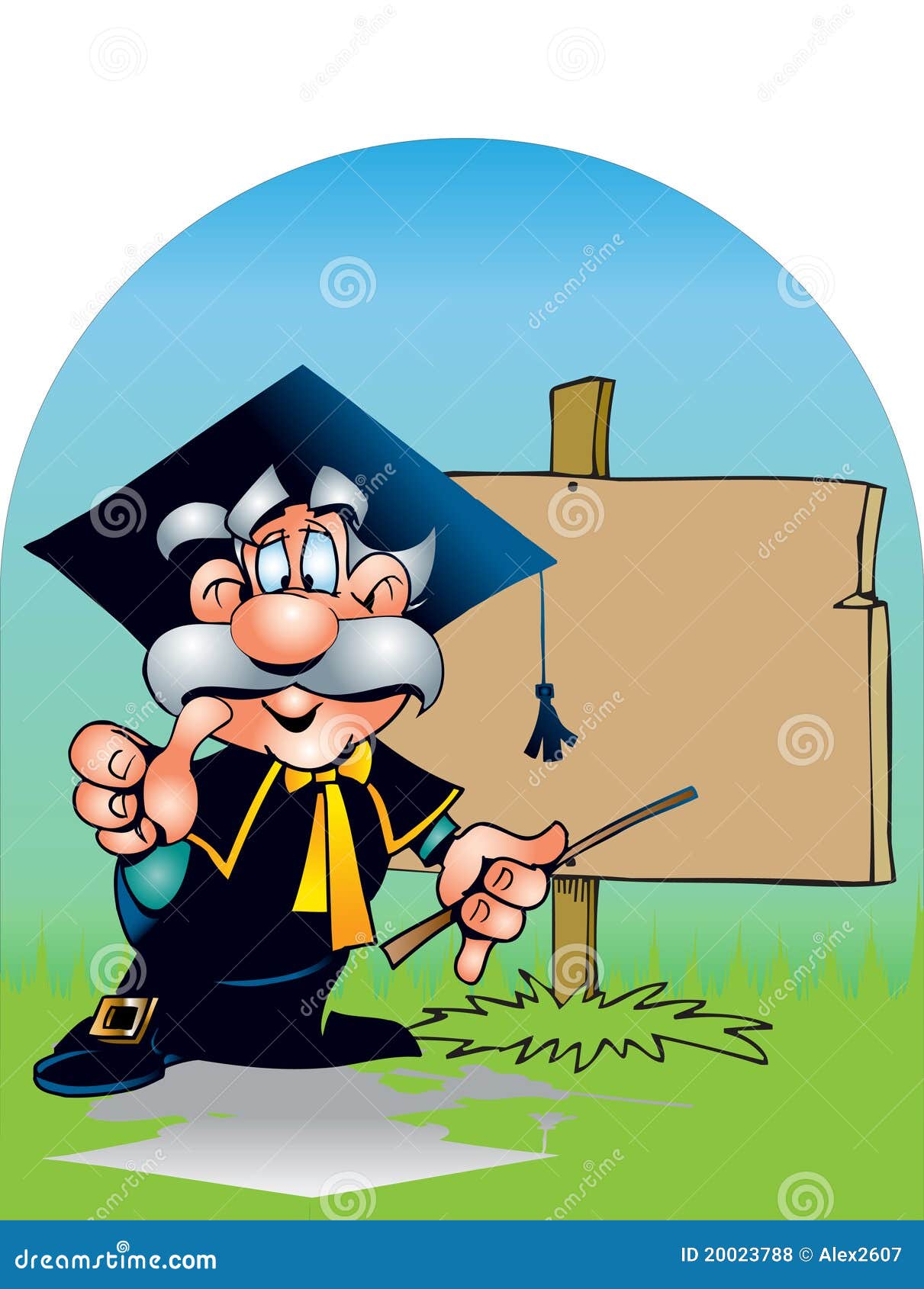 Professor about board stock vector. Illustration of seminar - 20023788